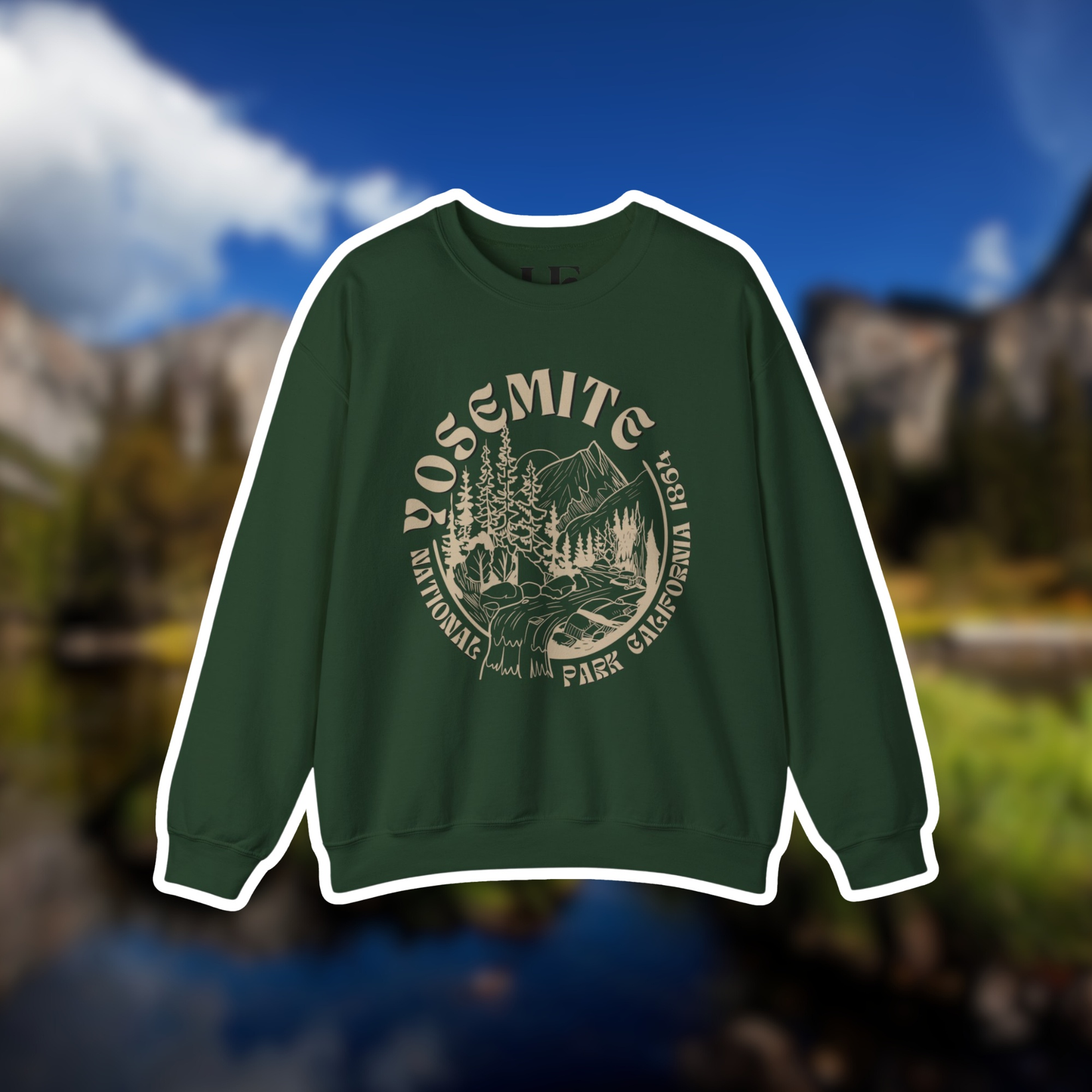 Yosemite National Park Sweatshirt - Cozy Vintage Style – The Lincoln Forest