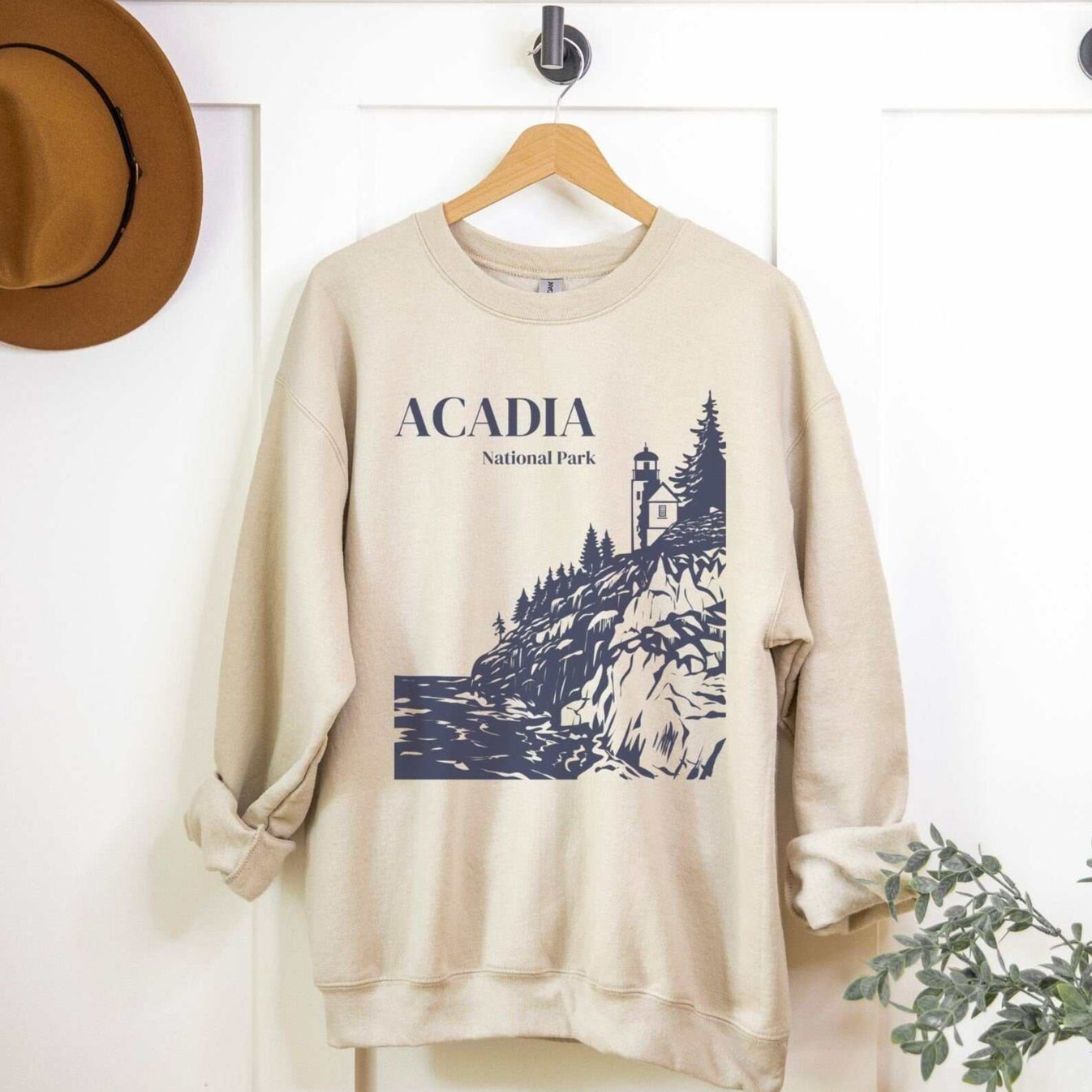 Acadia National Park Lighthouse Sweatshirt - Cozy & Classic – The ...